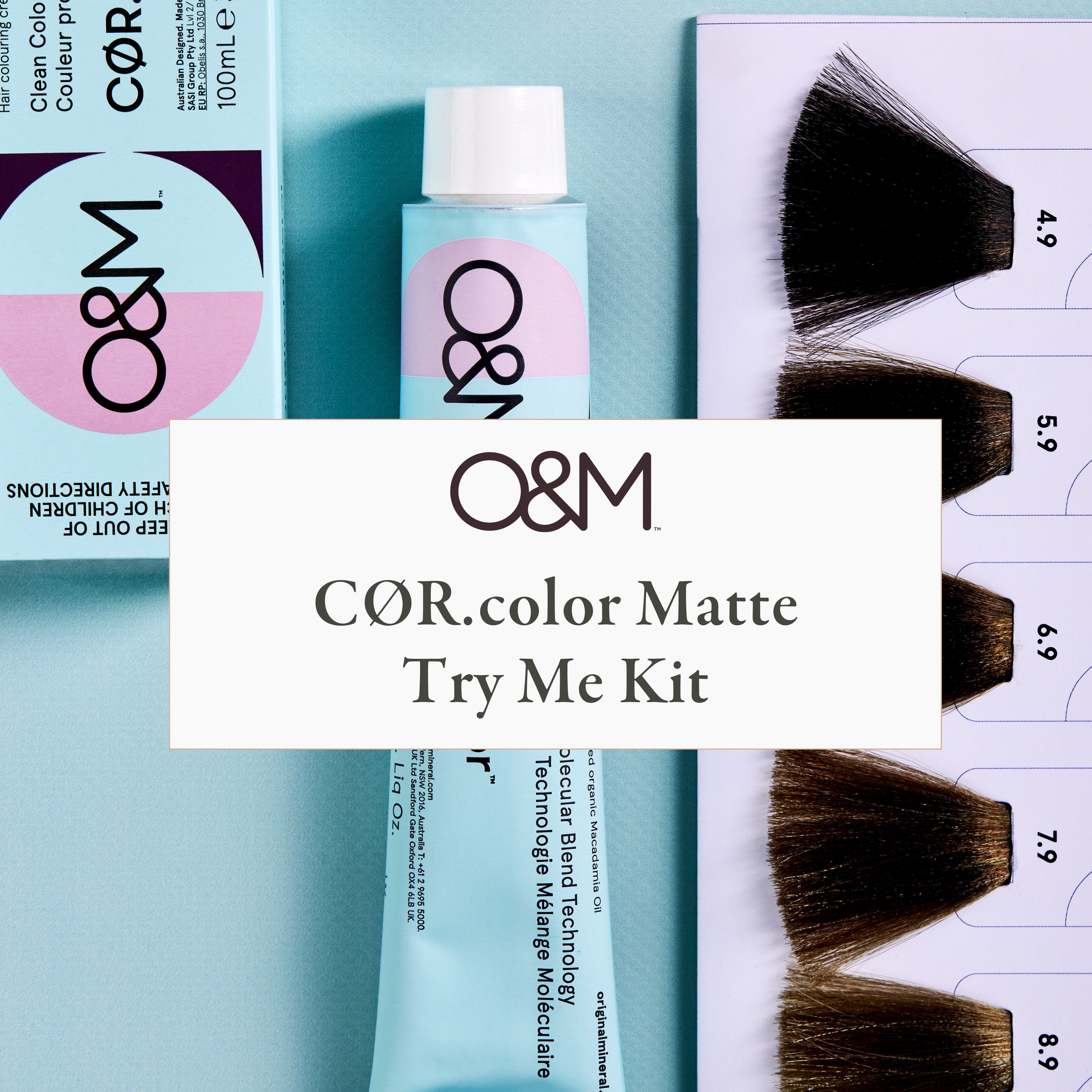 O&M CØR.color Matte Try Me Color Kit – Simply Organic Beauty